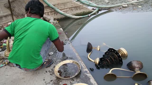 Ganga Cleaning Stock Footage: Royalty-Free Video Clips - Storyblocks