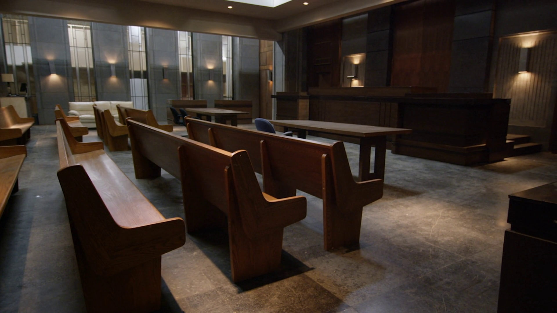 Court Room - Turn From Jury To Judge Stand Stock Footage SBV-348391661 ...