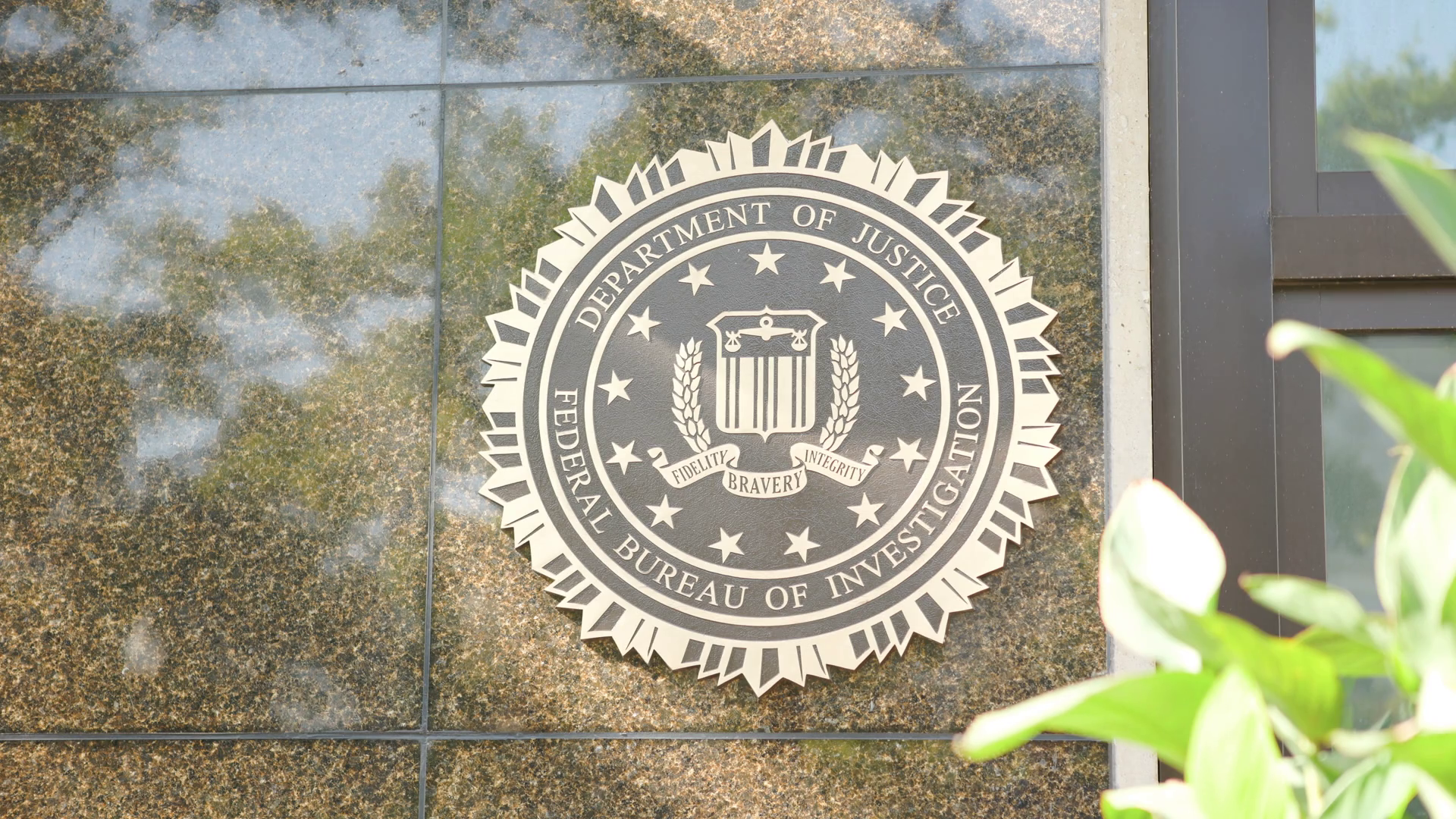 Doj Federal Bureau Of Investigation Sign At Stock Footage SBV-352041273 ...