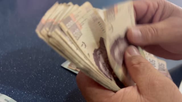 Counting Money Peso Stock Footage: Royalty-Free Video Clips - Storyblocks
