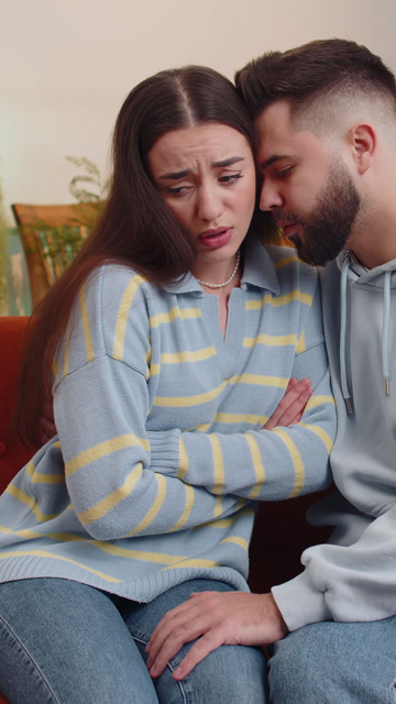 Couple Hug Crying Stock Footage: Royalty-Free Video Clips - Storyblocks