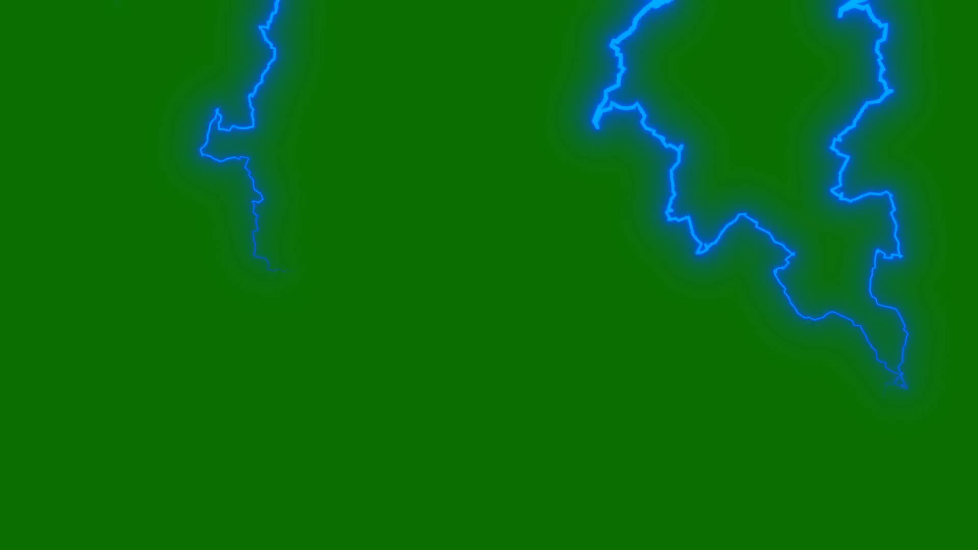 Blue Lightning Thunderbolt Animation On Stock Motion Graphics SBV ...
