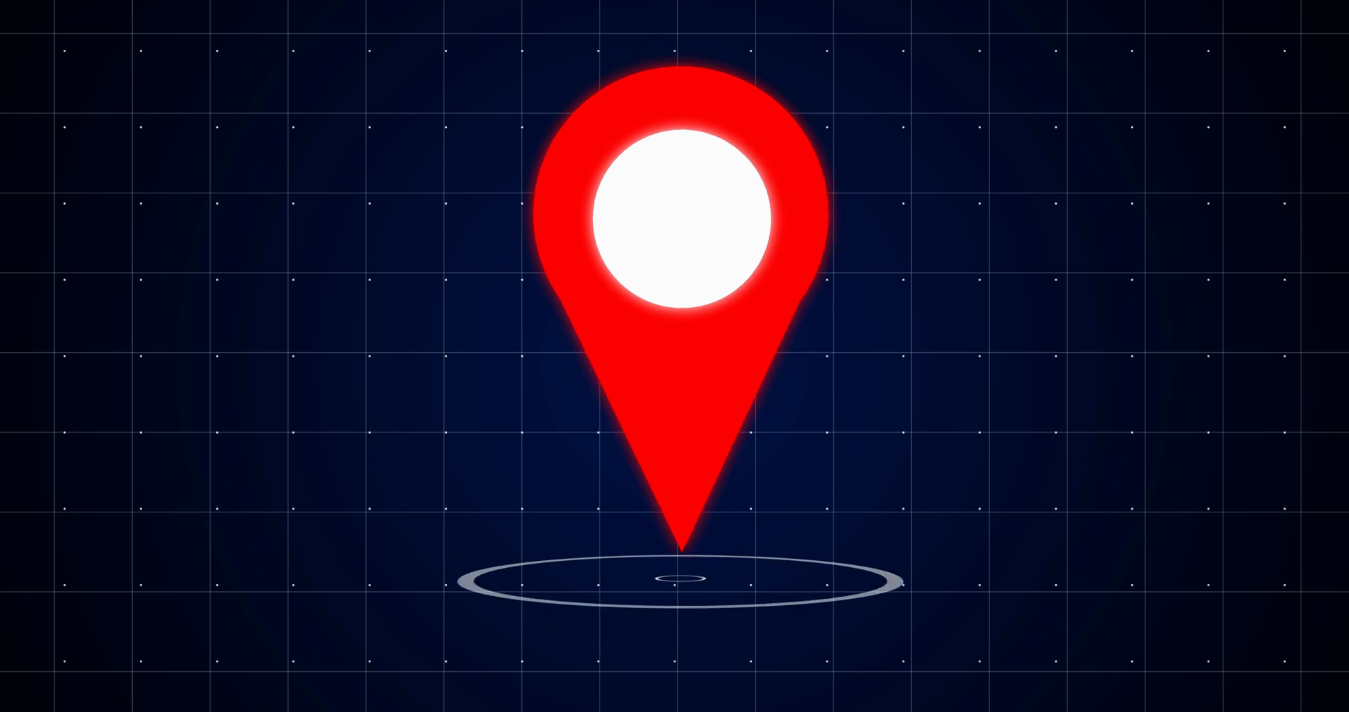 3d Location Pinpoint With Circles Forming Stock Motion Graphics SBV ...