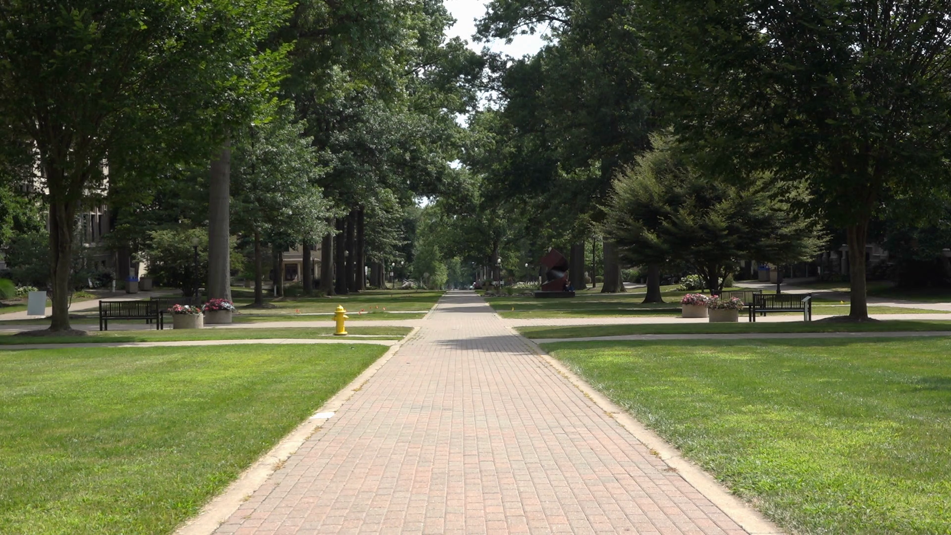 A Typical College University Campus Stock Footage SBV-301860130 ...