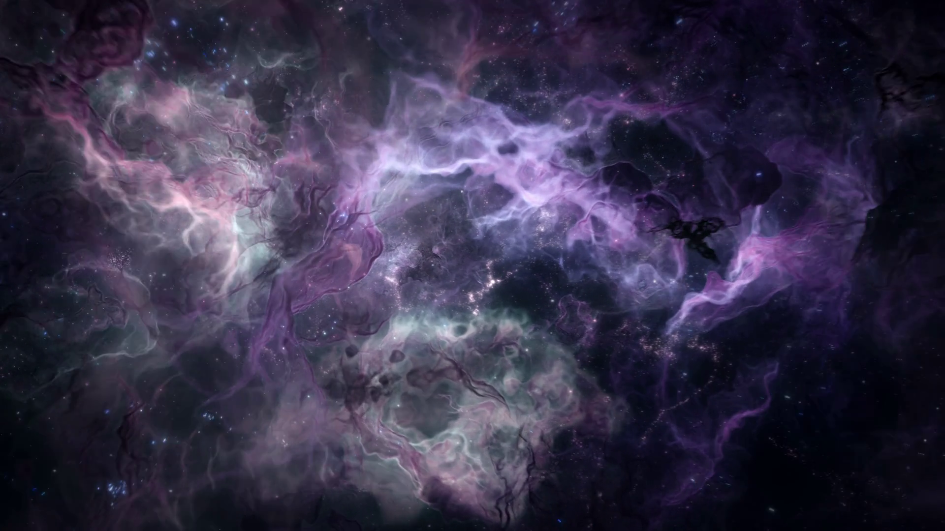 Fast Dynamic Flight Through Outer Space Stock Footage SBV-347768330 ...