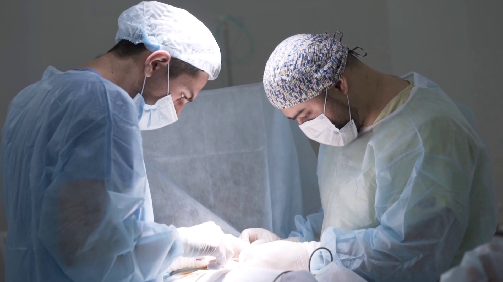 Surgeons Operate On Person Under Anesthesia Stock Footage SBV-348499179 ...