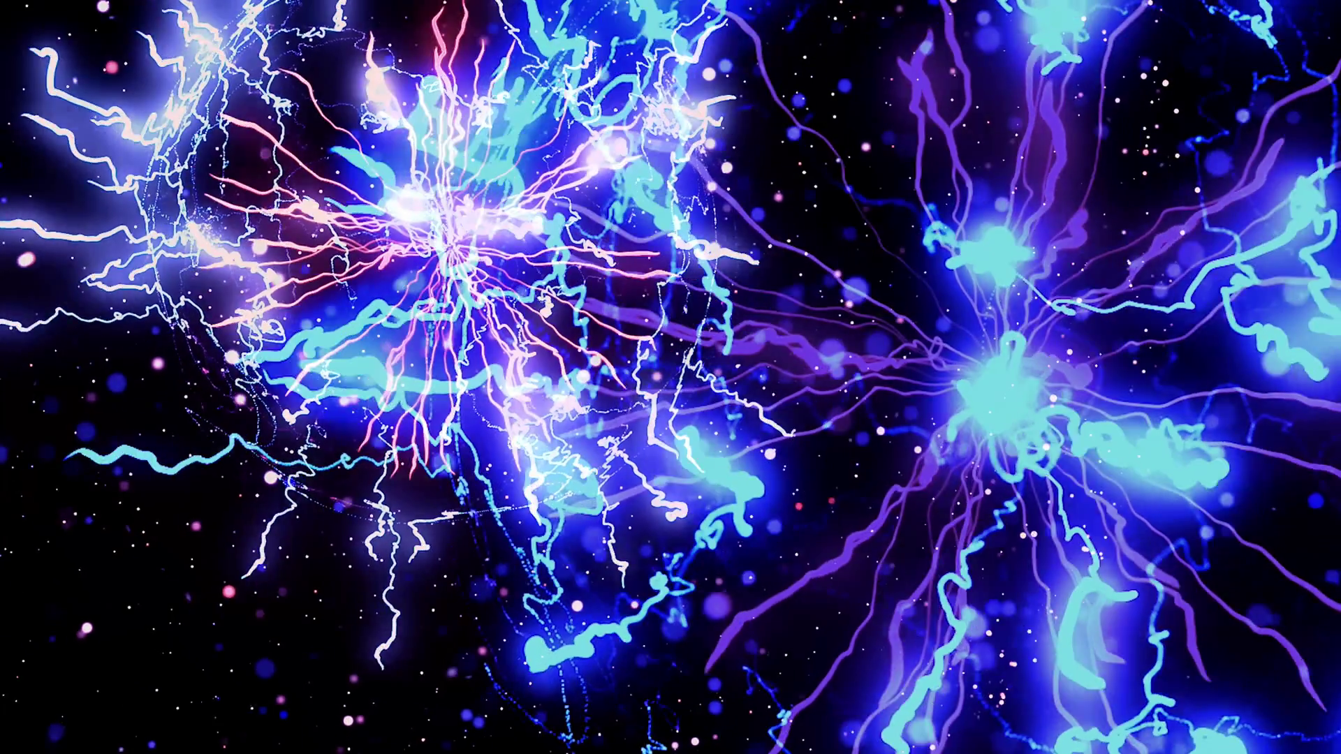 Lightning Explosion Flashing Light Impulses Stock Footage SBV-348535681 ...