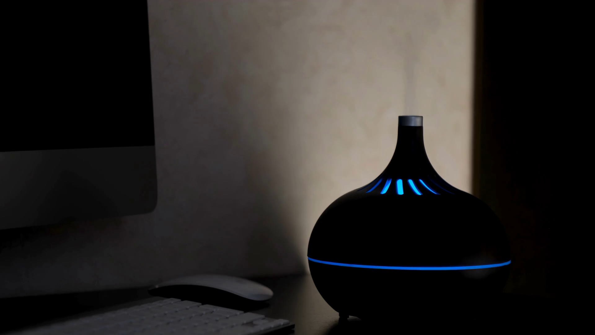 Humidifier Spreading Steam At Home Details Stock Footage SBV-348574933 ...