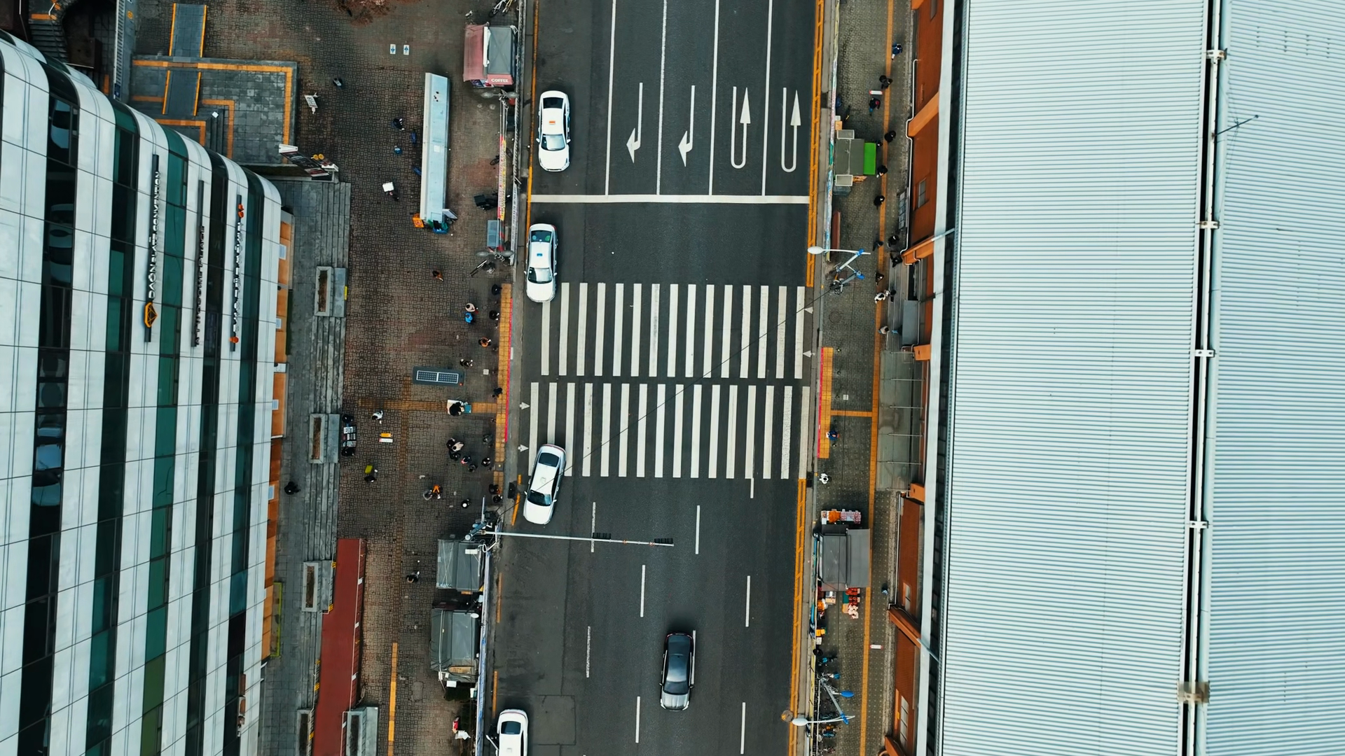 Aerial View Of Gangbyeon Station In Seoul Stock Footage SBV-353765097 ...