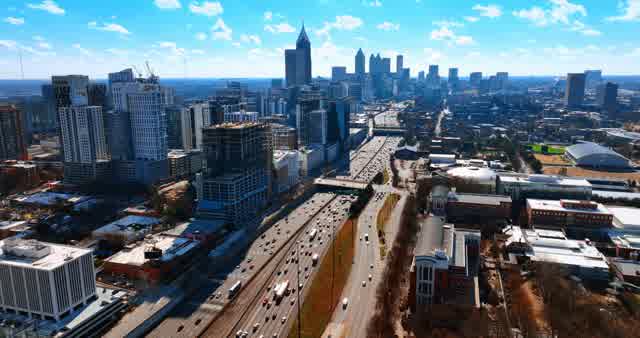 Downtown Atlanta B Roll Stock Footage: Royalty-Free Video Clips ...