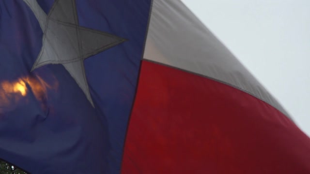 Texas Lone Star Flag Lowering Pole 1846 Stock Footage: Royalty-Free ...