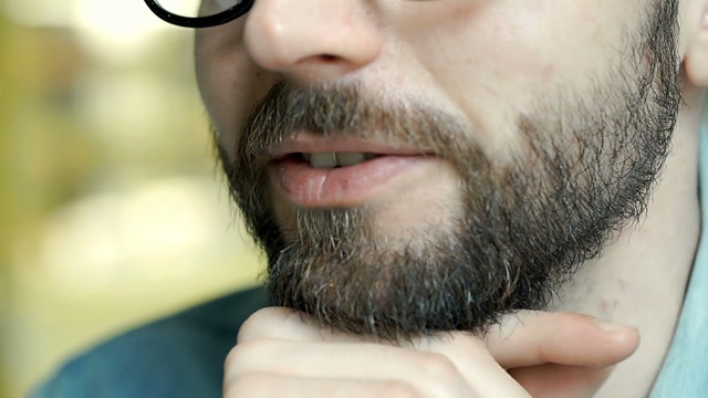Stroke Beard Stock Footage: Royalty-Free Video Clips - Storyblocks