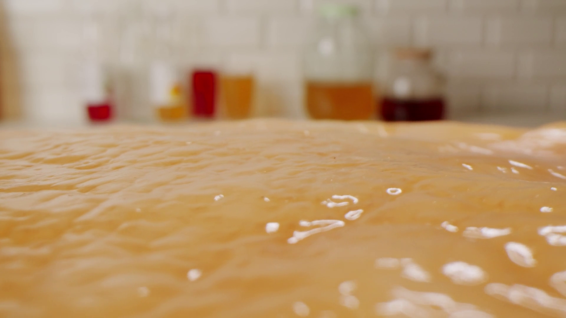 Kombucha Tea Scoby Fungus Homemade Kombucha Stock Footage SBV-351688473 ...