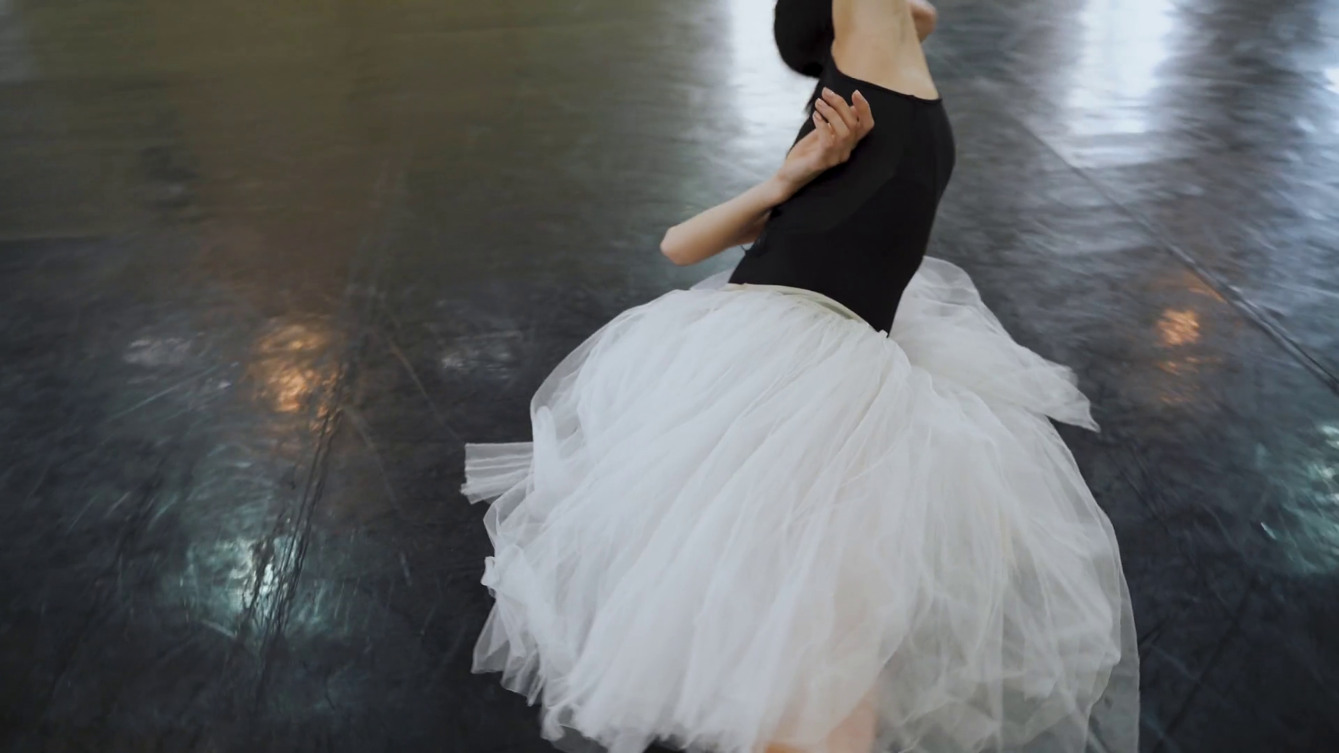 A Professional Ballerina Shows Beautiful Stock Footage SBV-348877621 ...