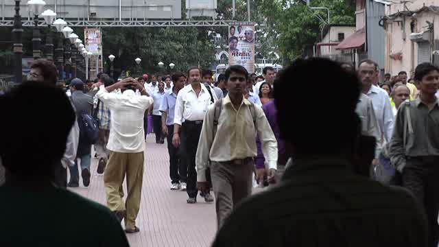 Indian Students Leaving College For Lunch Stock Footage: Royalty-Free ...