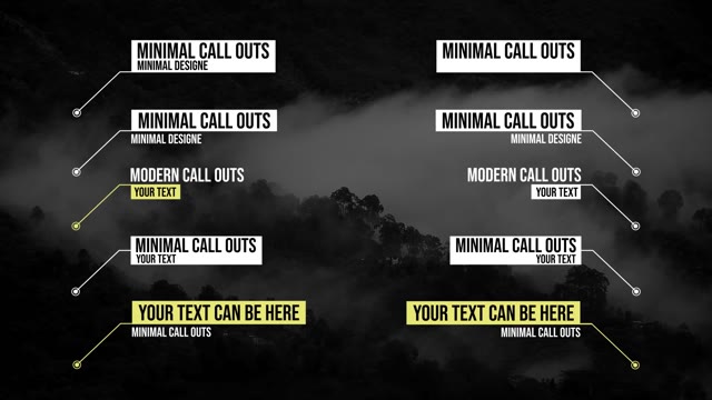 Royalty-Free After Effects Call Outs Templates - Storyblocks