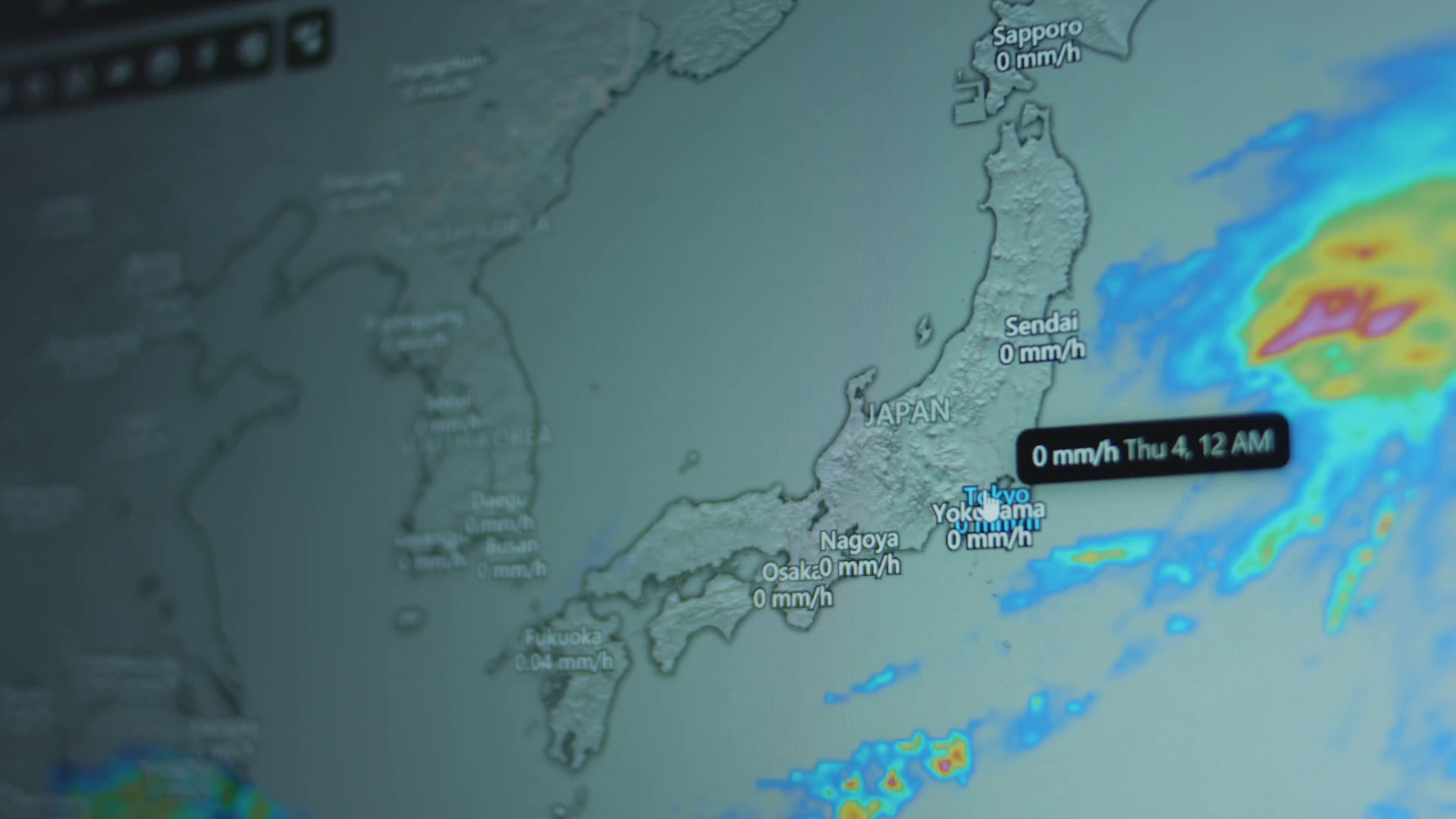 Weather Map Time Lapse Showing Spring Stock Footage SBV-348975198 ...