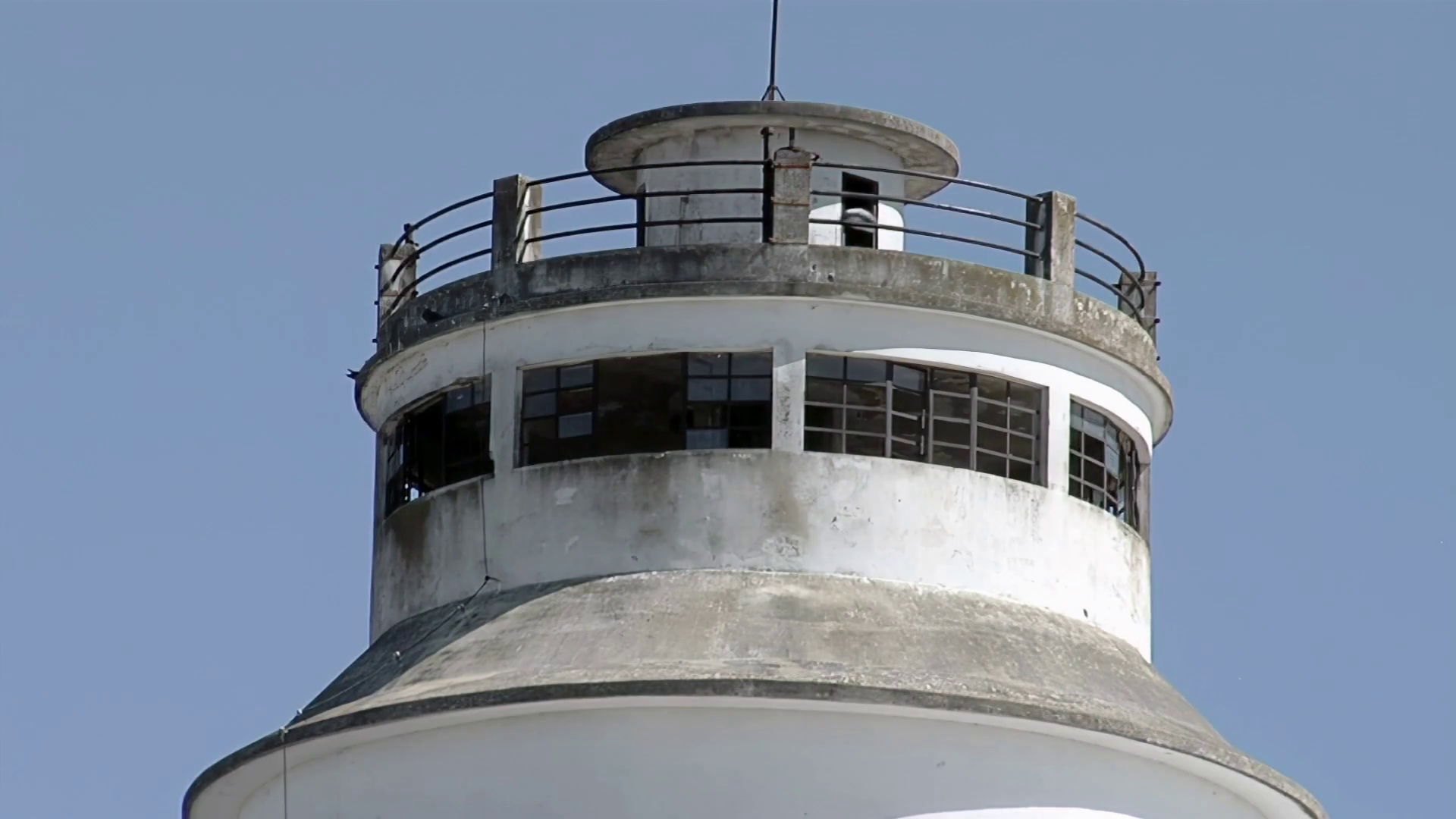 Old Prison Watchtower With Metal Bars Olmos Stock Footage SBV-353384485 ...
