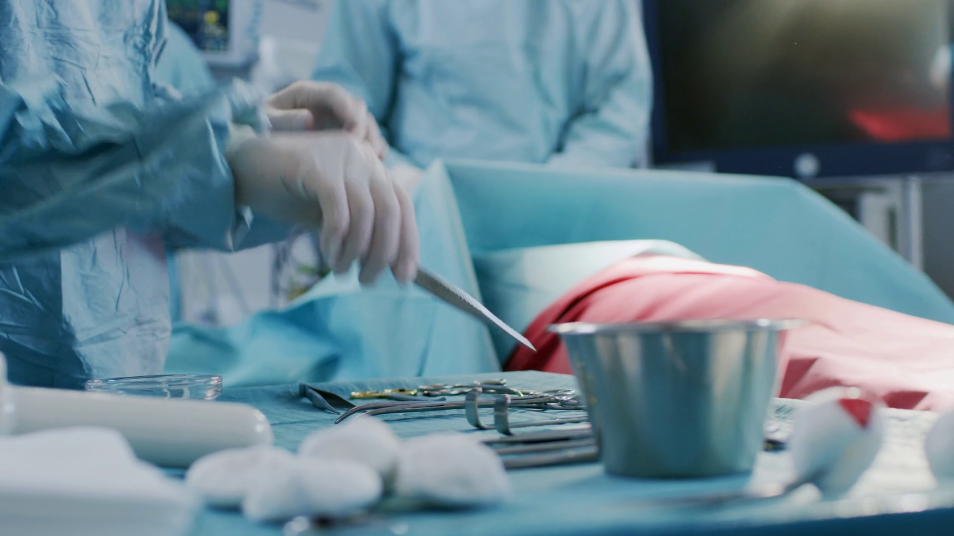 Close-up Shot In Operating Room Of Surgical Stock Footage SBV-353348926 ...