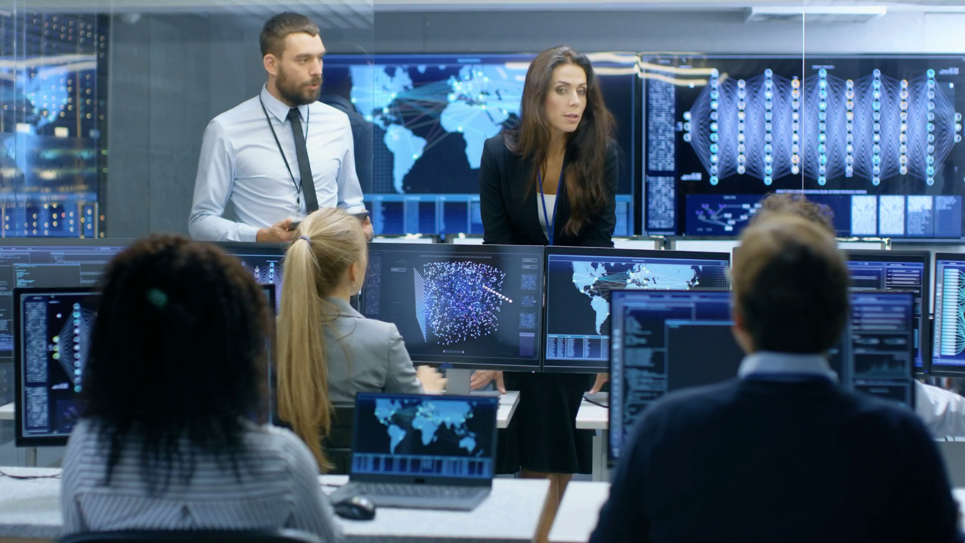 Project Manager Head Of Department Hold Stock Footage SBV-352911225 ...