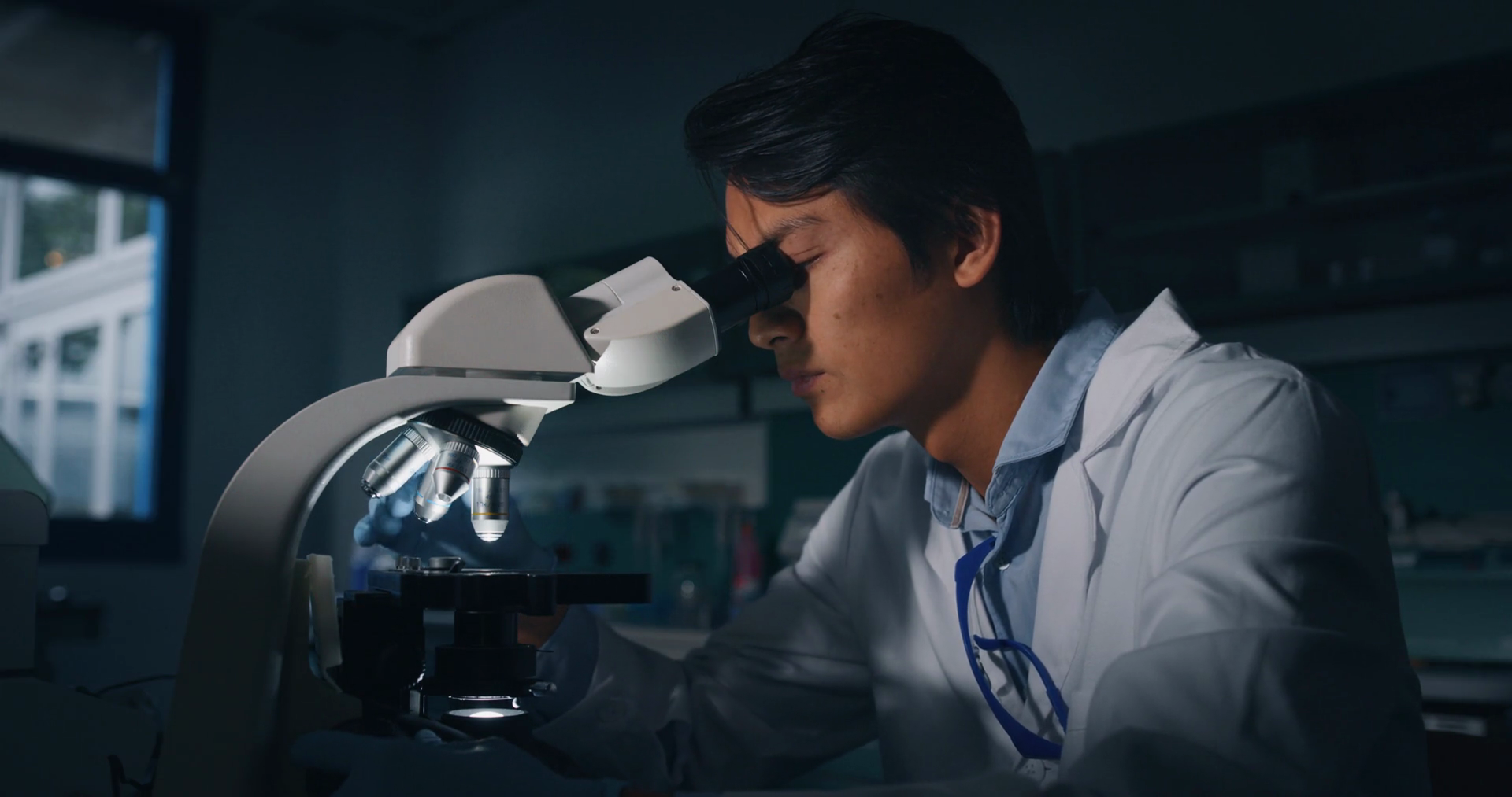 Portrait Of Chinese Male Scientist Is Stock Footage SBV-348969388 ...