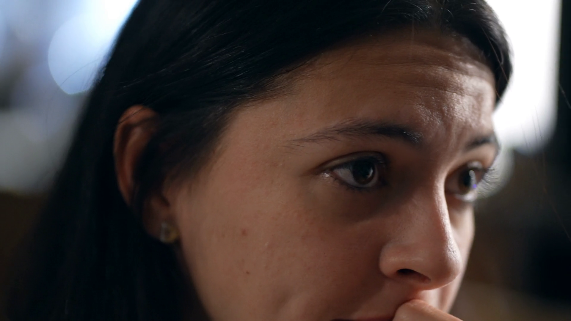 Close Up Face Showing Concern Empathy Stock Footage SBV-348961406 ...