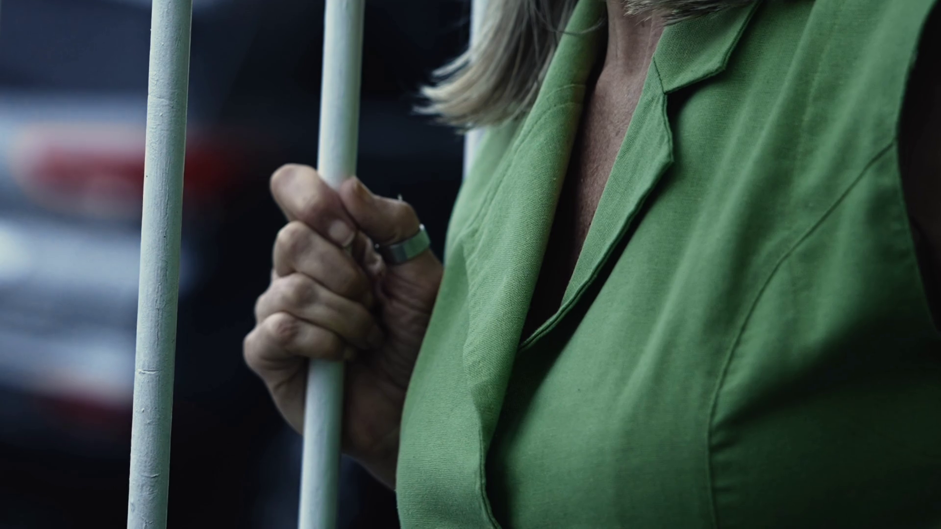 Neighborhood Vigilance: Concerned Woman Stock Footage SBV-348401111 ...