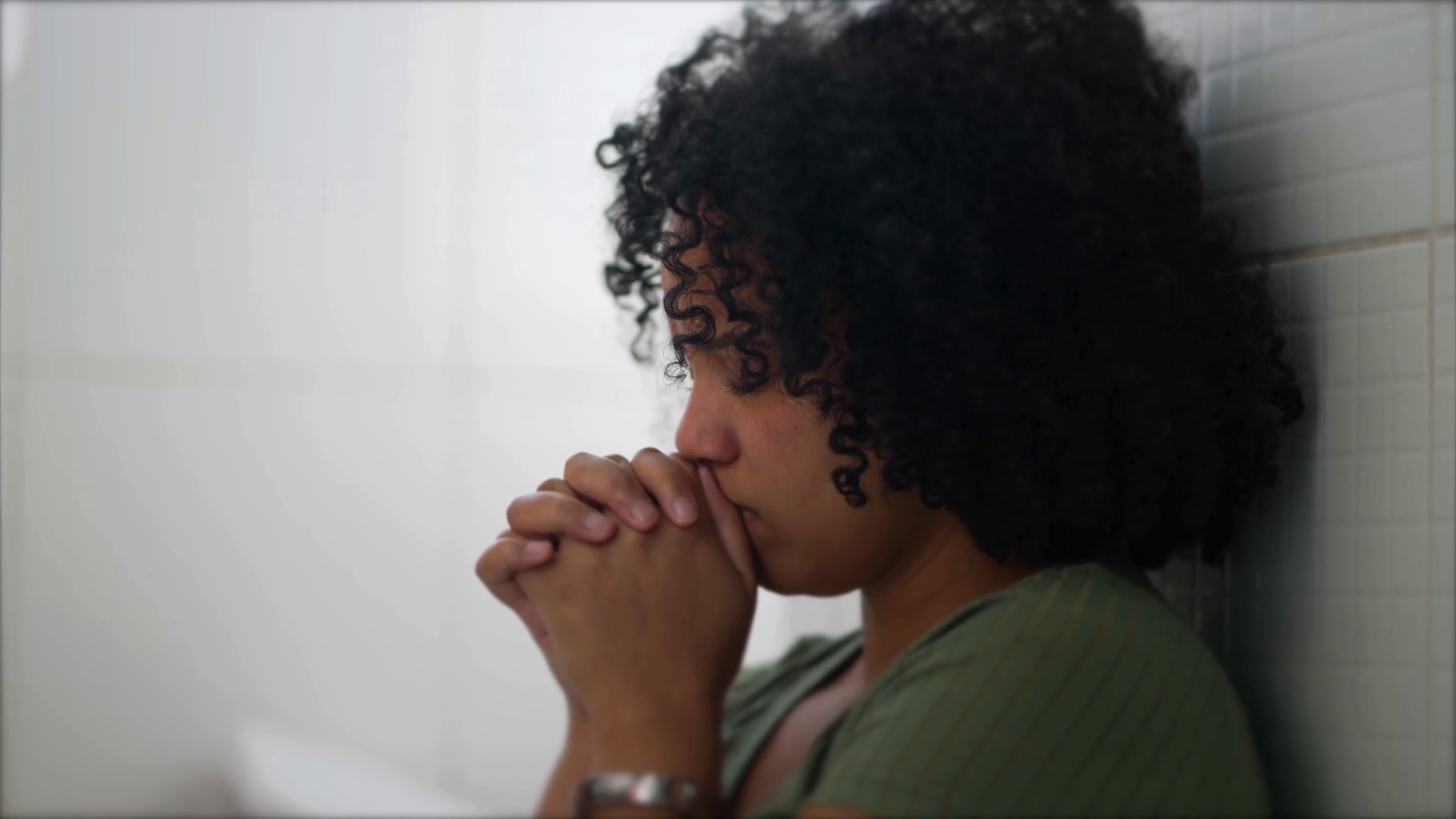 Portrait Of Brazilian Young Woman In Prayer Stock Footage SBV-348765213 ...