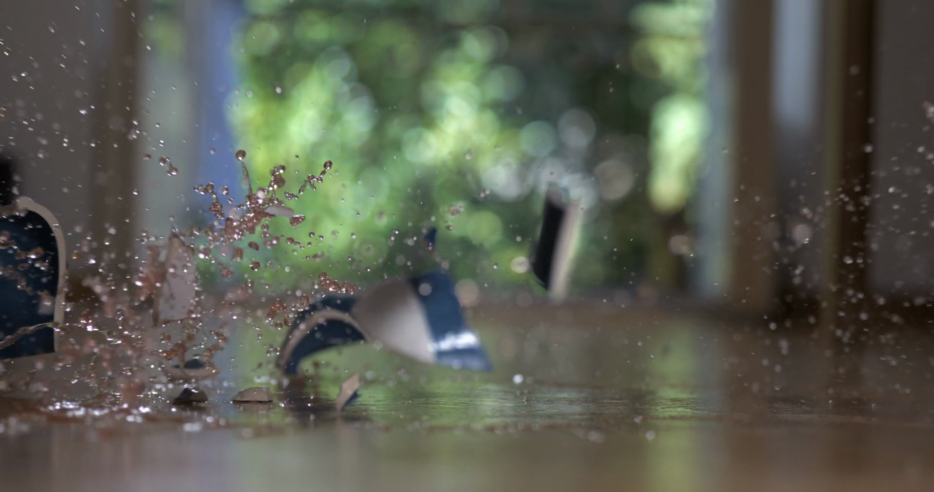 Tea Cup Falling To Ground Breaking Into Stock Footage SBV-348515282 ...