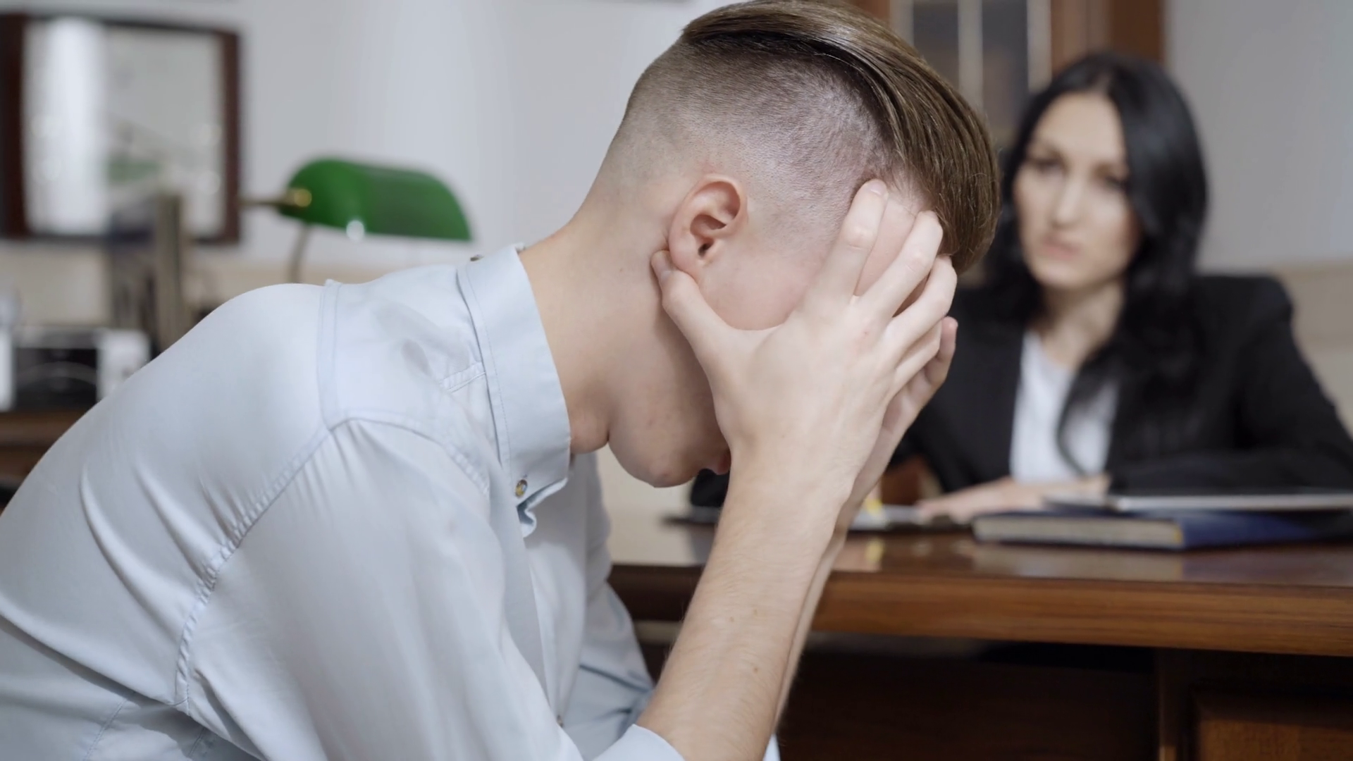 Frustrated Man Seeking Help In Stock Footage SBV-339010585 - Storyblocks