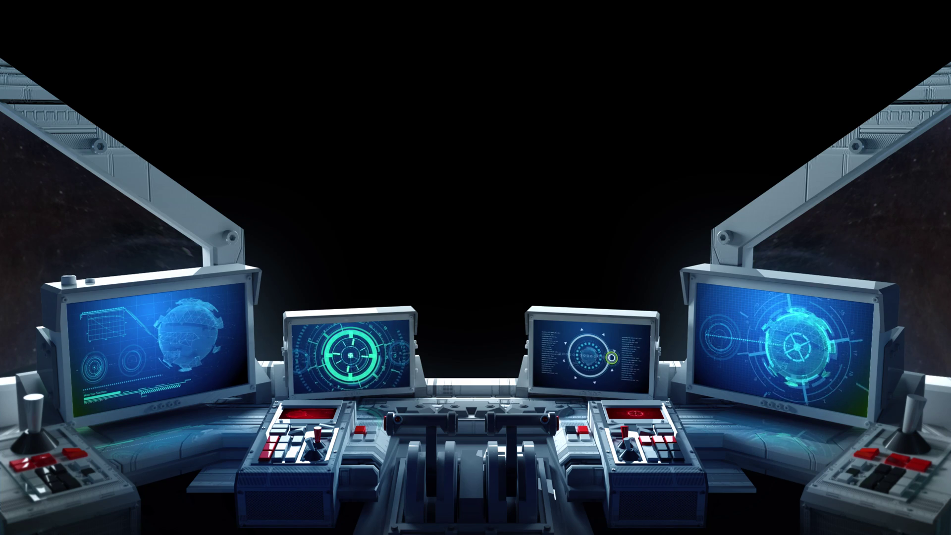 Spacecraft Cabin 3d Animation In Form Of Stock Motion Graphics SBV ...
