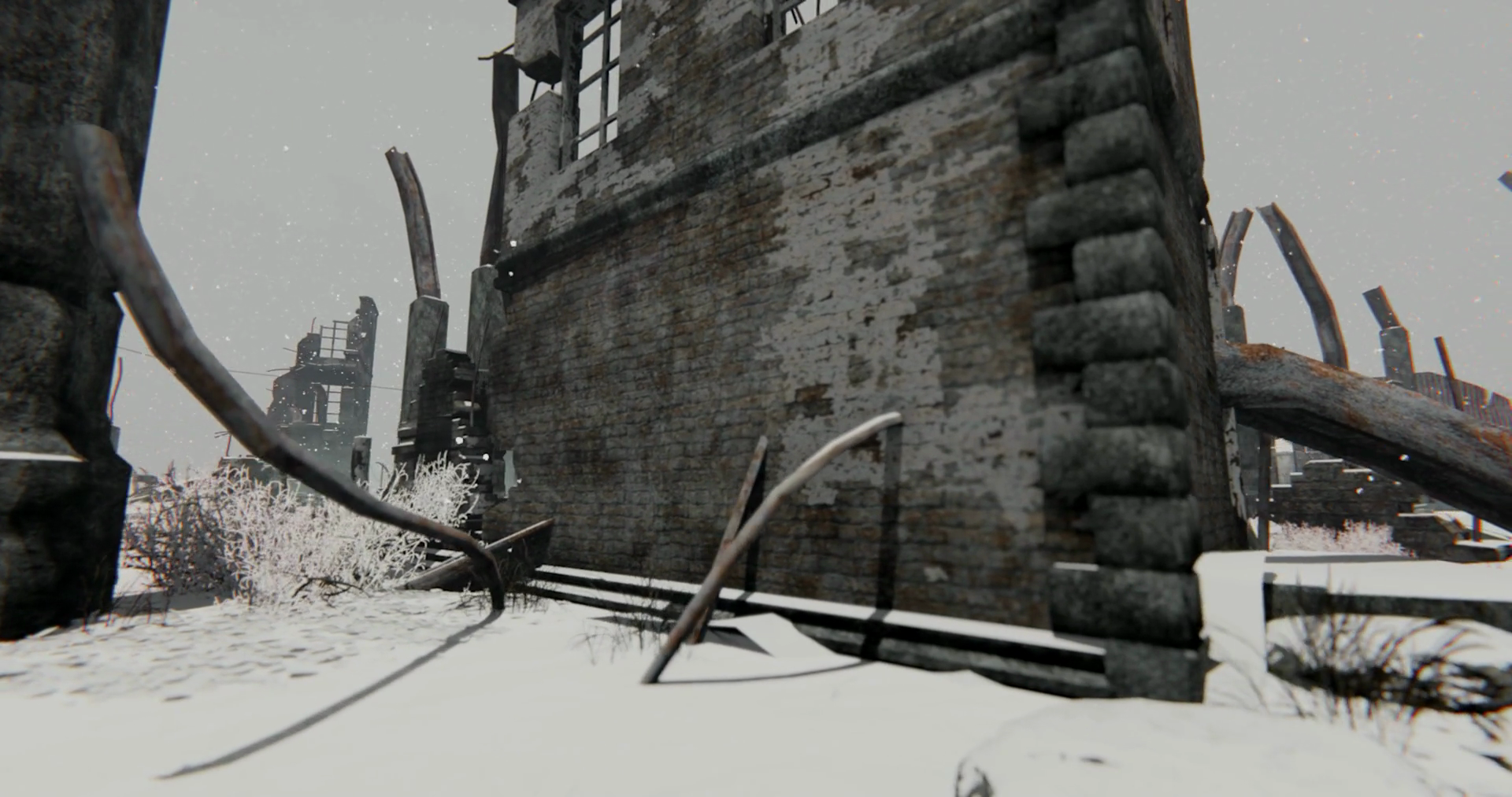 Apocalypse Theme With Snow Covered Winter Stock Motion Graphics SBV ...