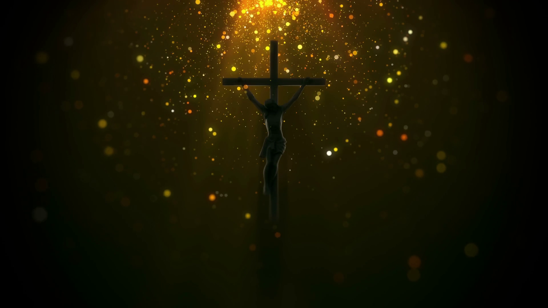 Religious Animation With Crucifix Shining Stock Motion Graphics SBV ...