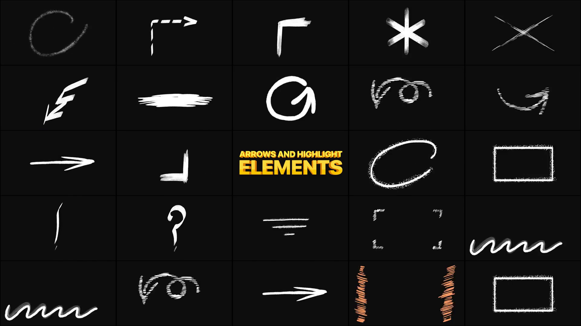 Arrows Highlight Elements Is Dynamic Motion Stock Footage SBV-351238113 ...