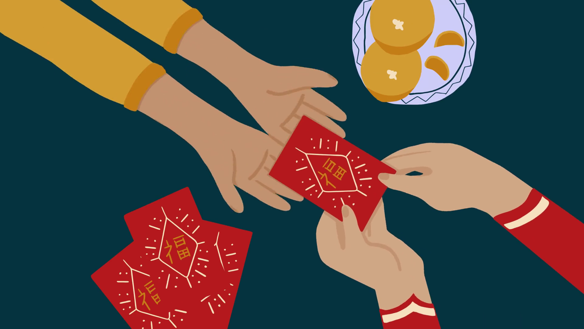 Chinese New Year Transitions Motion Graphics Stock Footage SBV ...