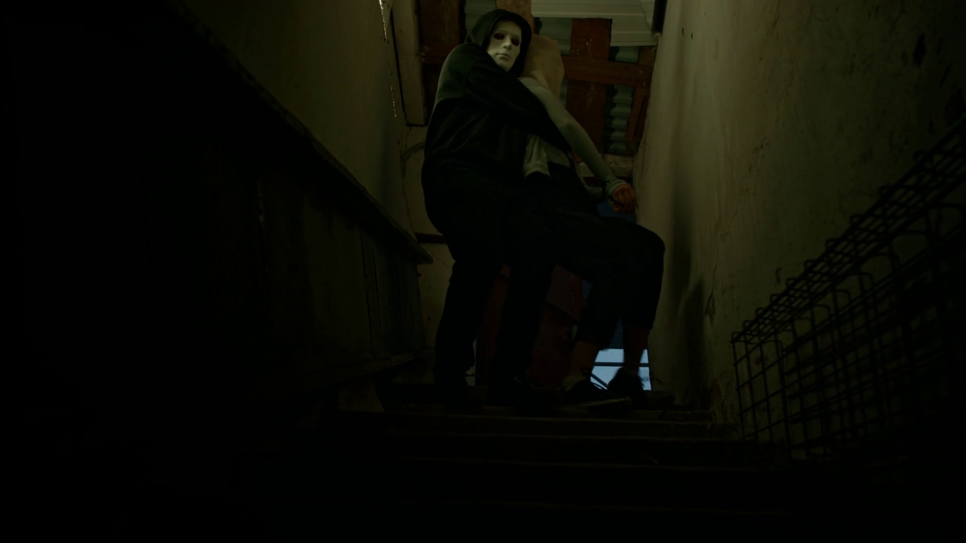 Full Low-key Shot Of Anonymous Masked Stock Footage SBV-351539989 ...