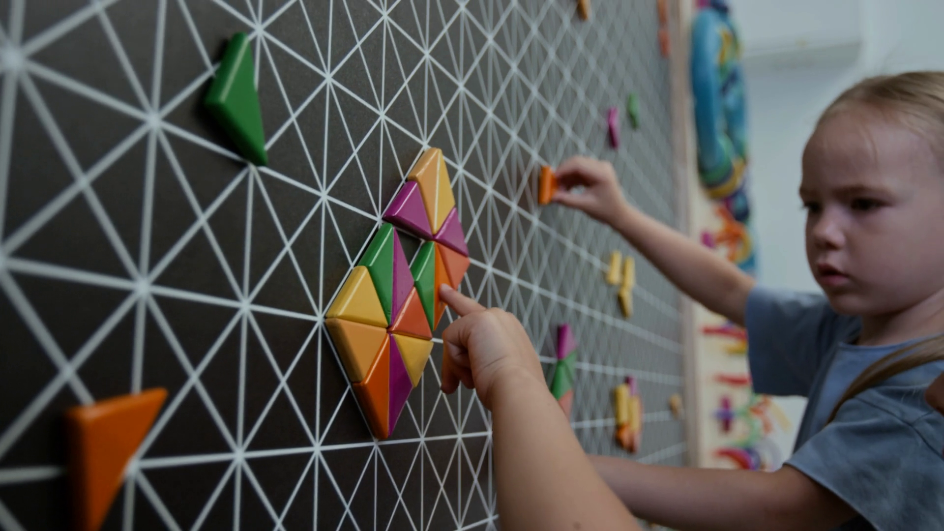 Handheld Shot Of Two Small Kids Having Stock Footage SBV-350736018 ...
