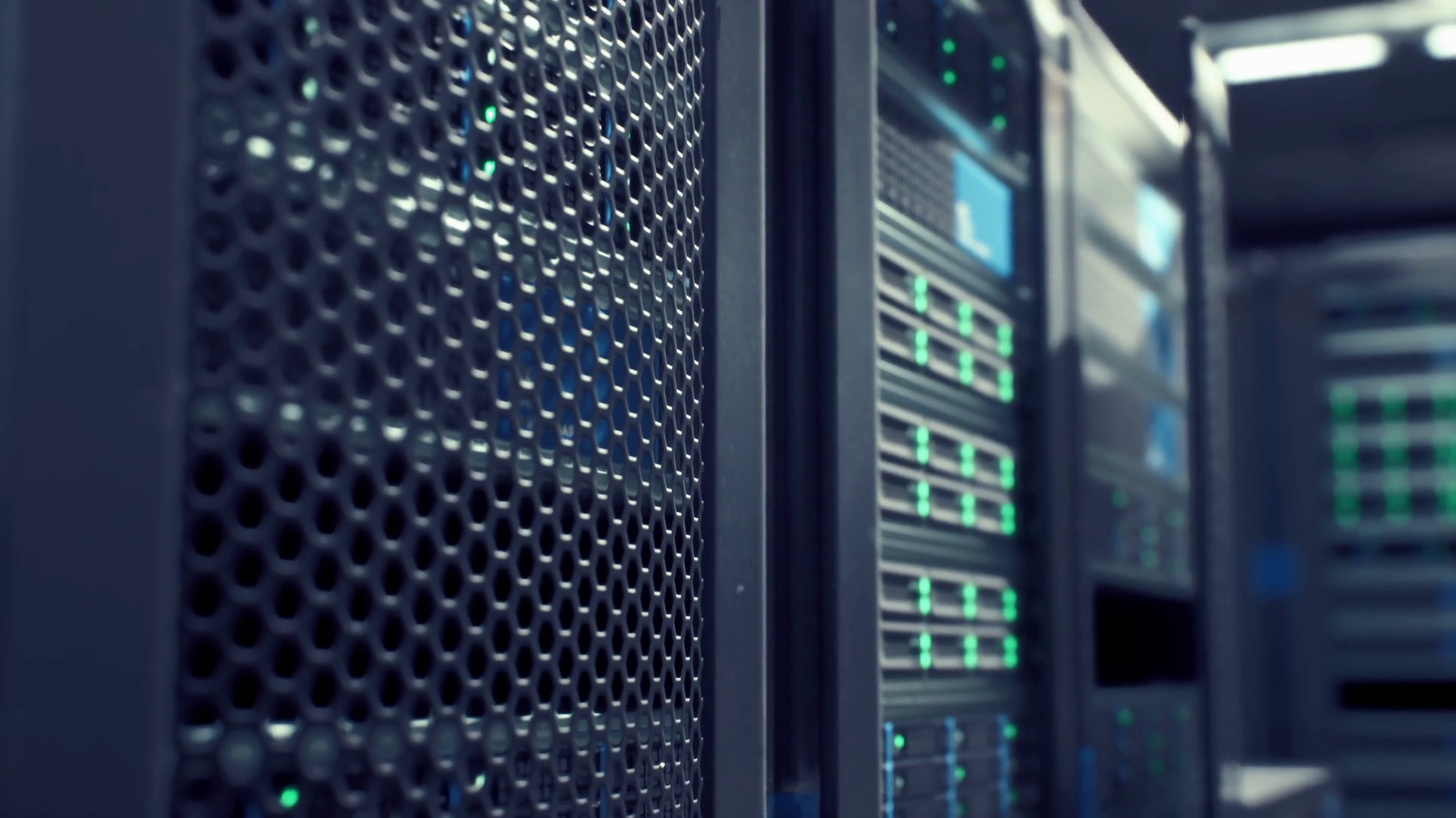 Row Of Servers In Server Room Stock Motion Graphics SBV-349245841 ...