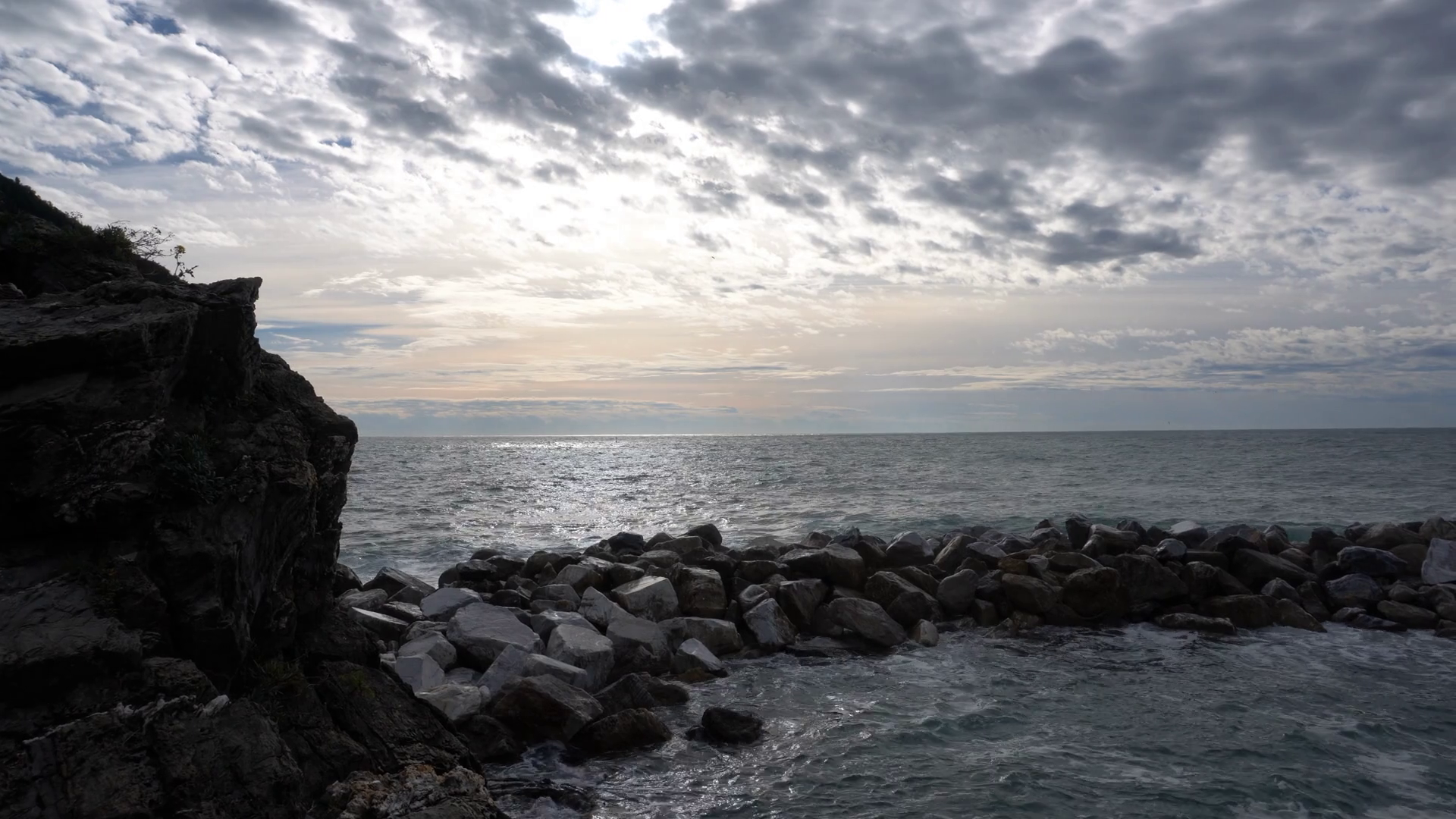 La Spezia Italy Beautiful Sunset Ocean Sea Stock Footage SBV-348050235 ...