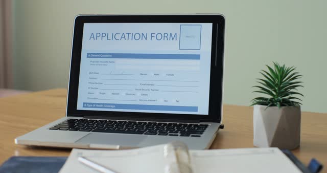 Online Application Form Stock Footage: Royalty-Free Video Clips ...