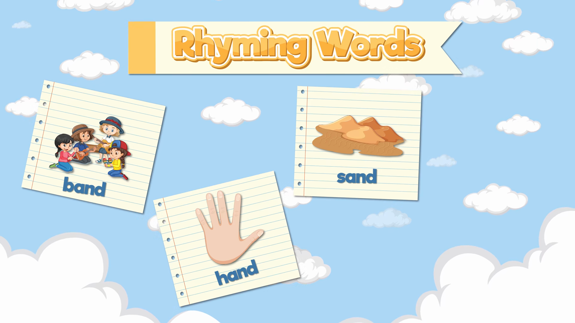 Educational Rhyming Word Cloud Animation Stock Footage SBV-354182445 ...