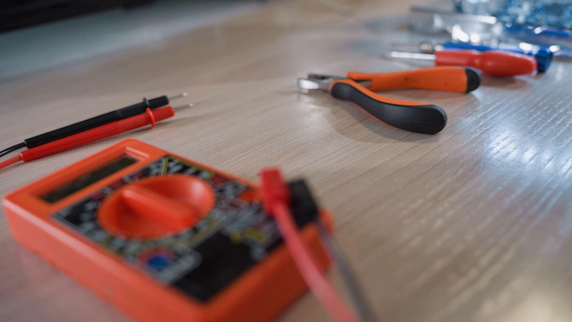 Close-up View Of Electronic Tools On Stock Footage SBV-349183842 ...