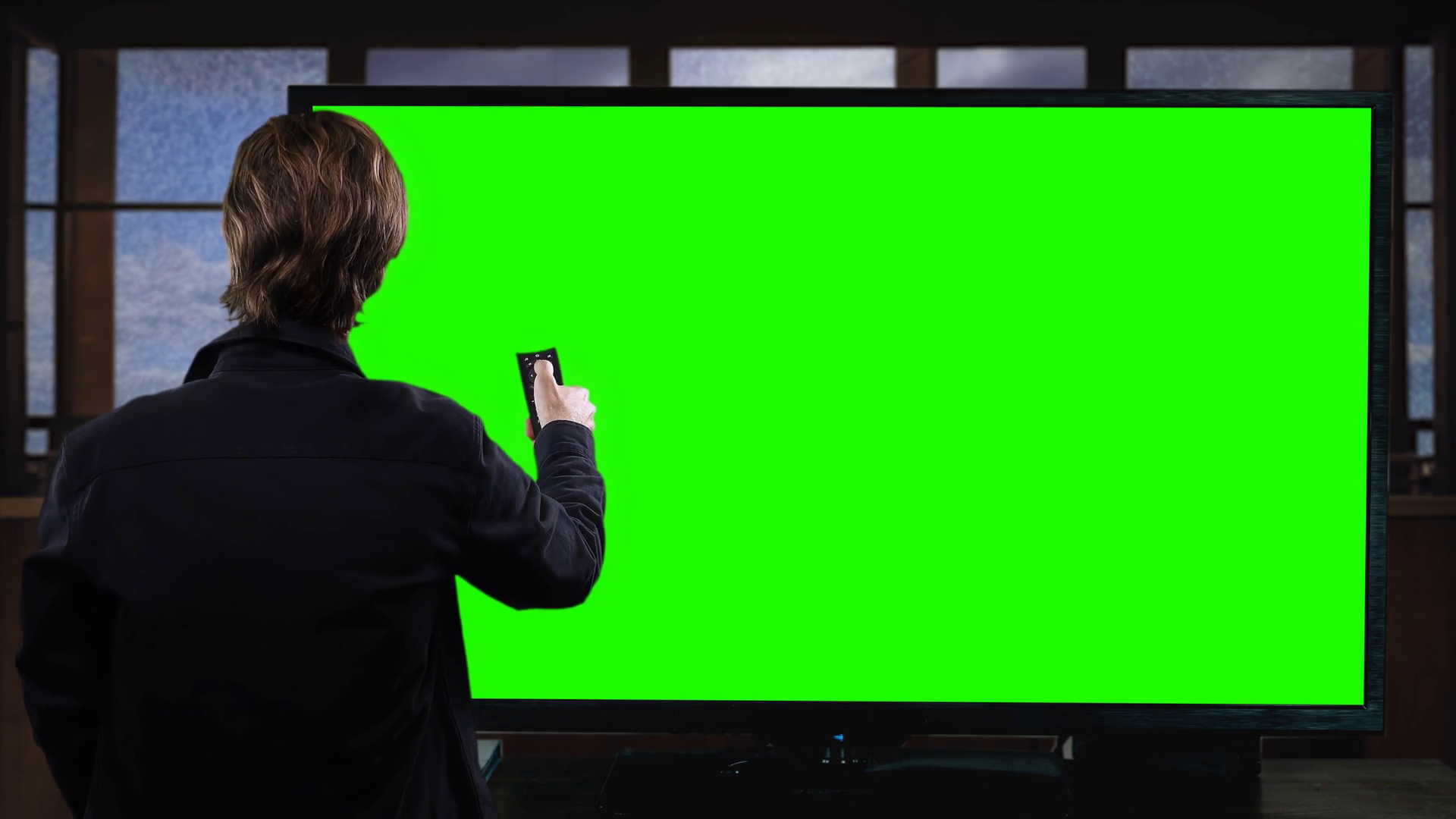 Changing Channels Green Screen Television Stock Footage SBV-352314382 ...