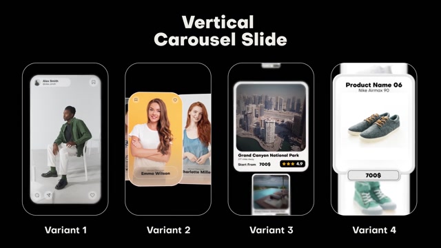 Royalty-Free Vertical Carousel Templates - Storyblocks