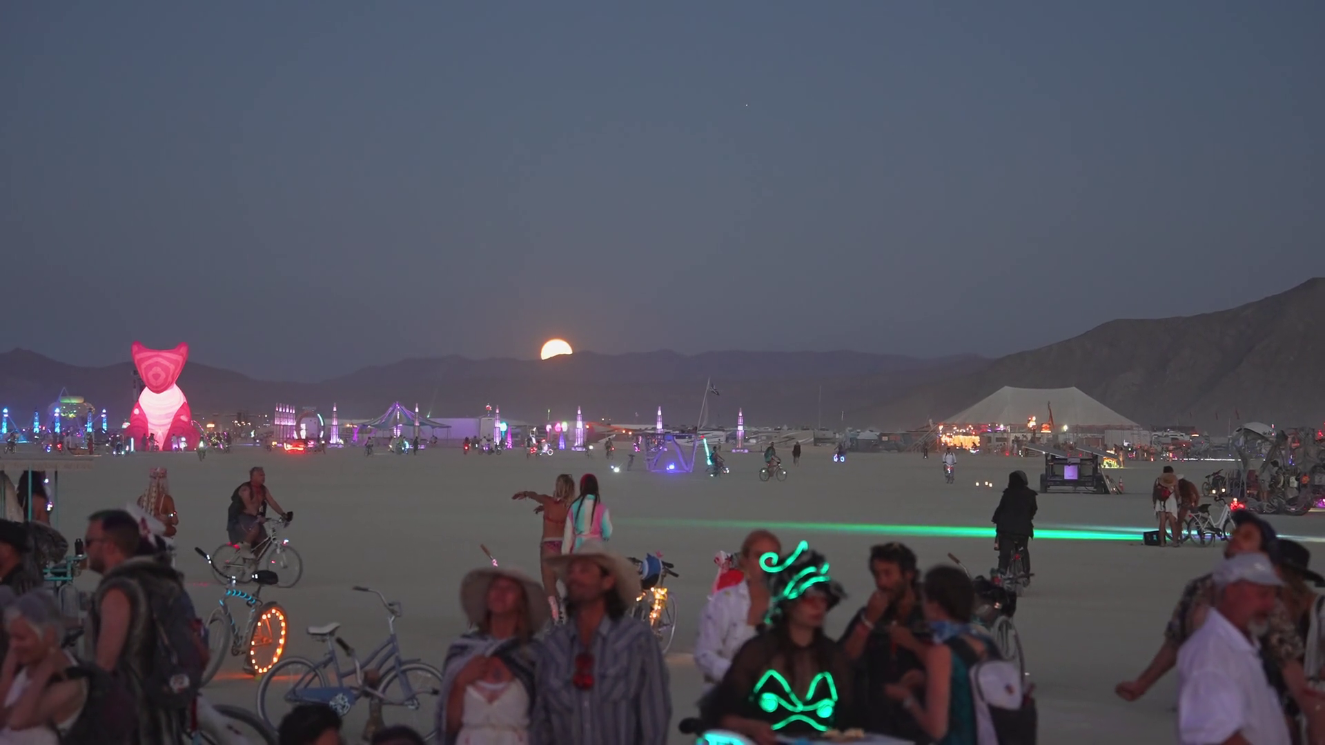 Black Rock City Usa August 30 2023 Vibrant Stock Footage SBV-349018576 ...