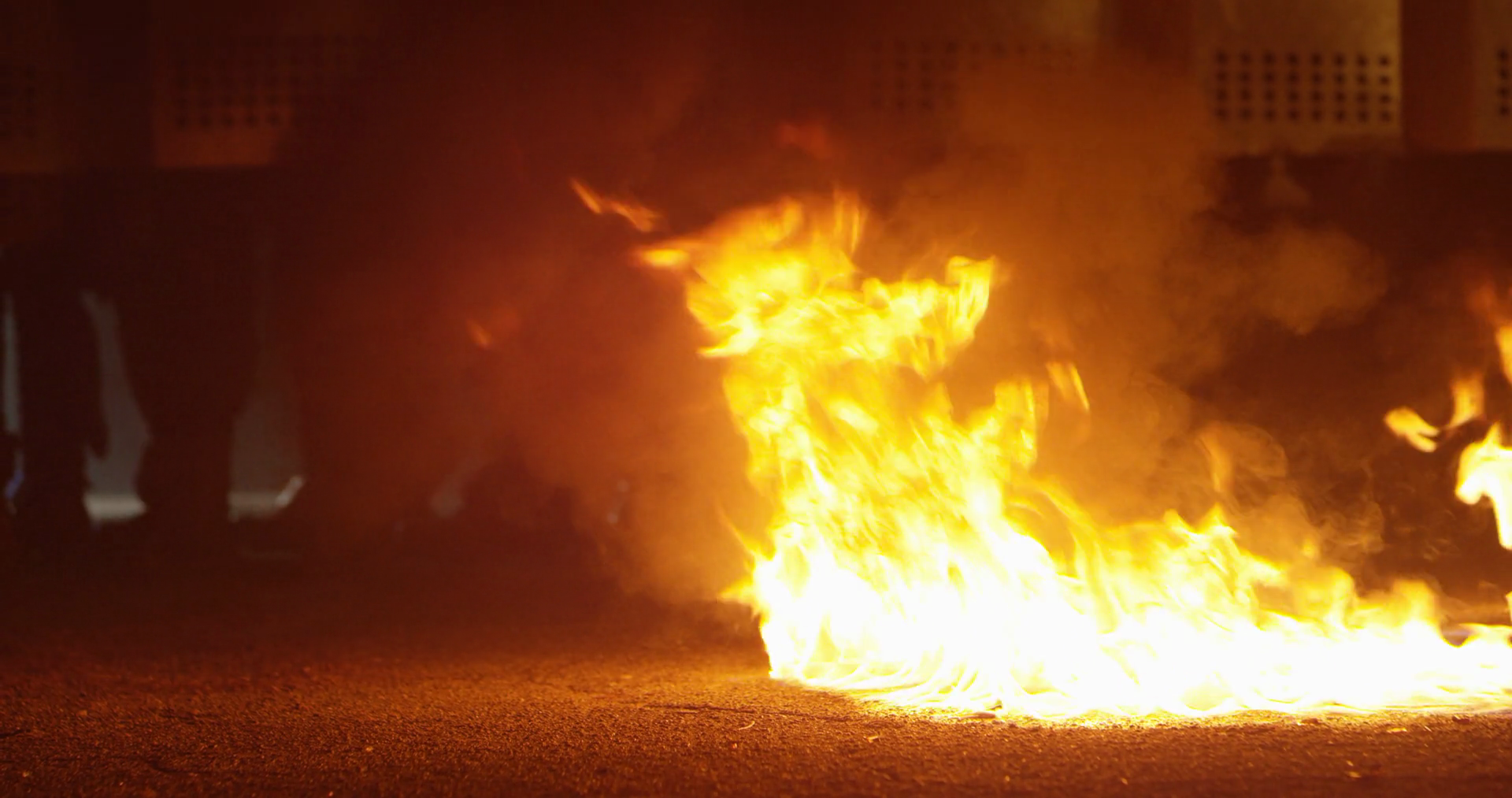Patrol Bomb Thrown On Police Patrol Bomb Stock Footage SBV-348412950 ...