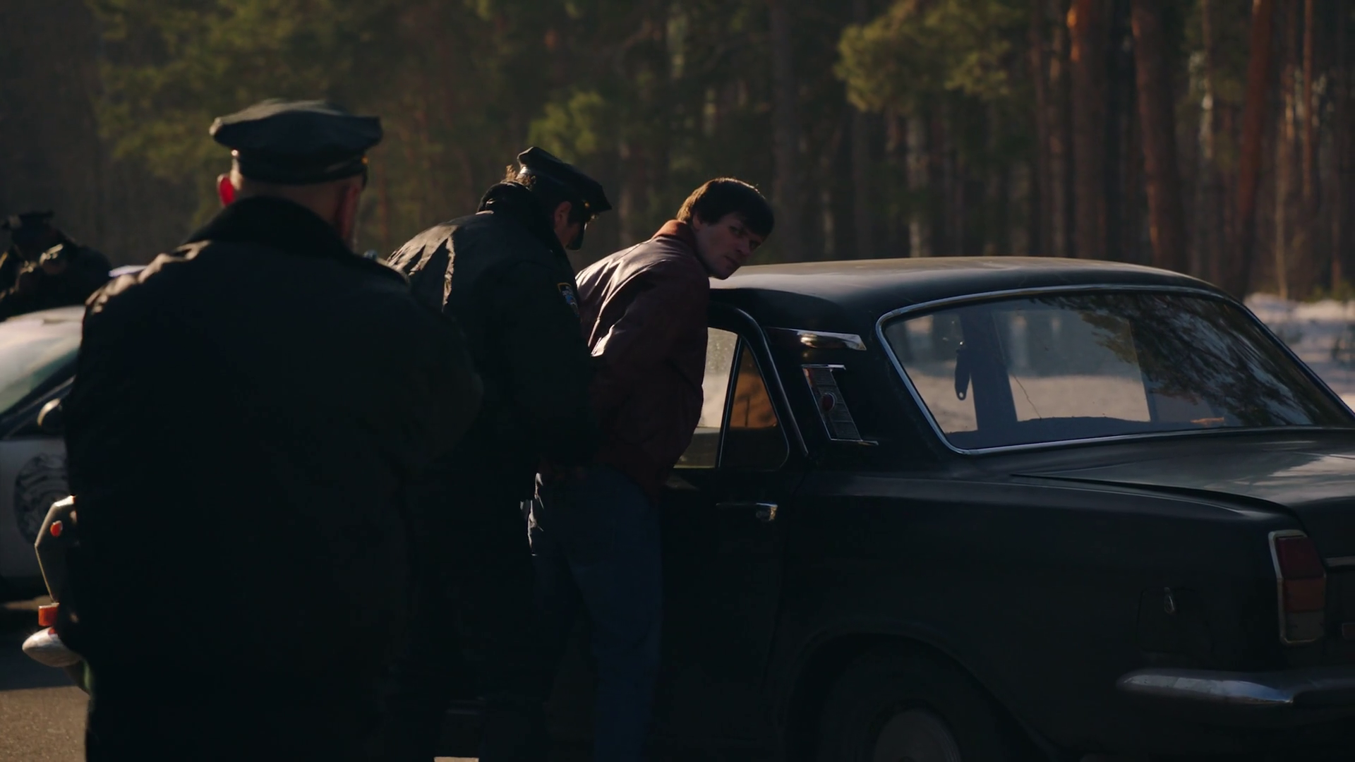 Police Arresting Criminal From Car Stock Footage SBV-348417655 ...