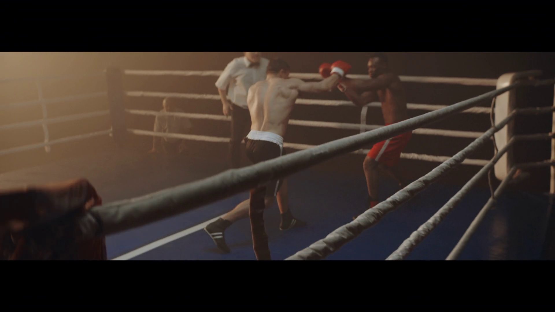 Knockout: Boxer Falls Bruised Beaten In Stock Footage SBV-348442558 ...
