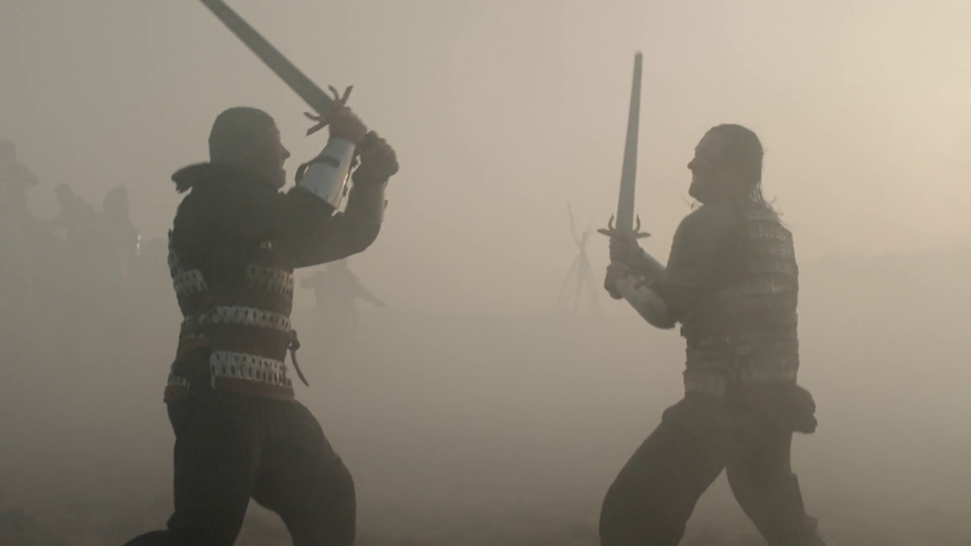 Battle Knights Swords Monochrome: Stock Footage SBV-348451448 - Storyblocks