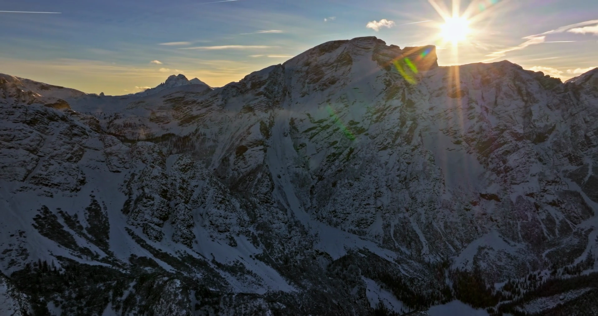 Aerial Drone View Of Snow On Mountains In Stock Footage SBV-352132745 ...